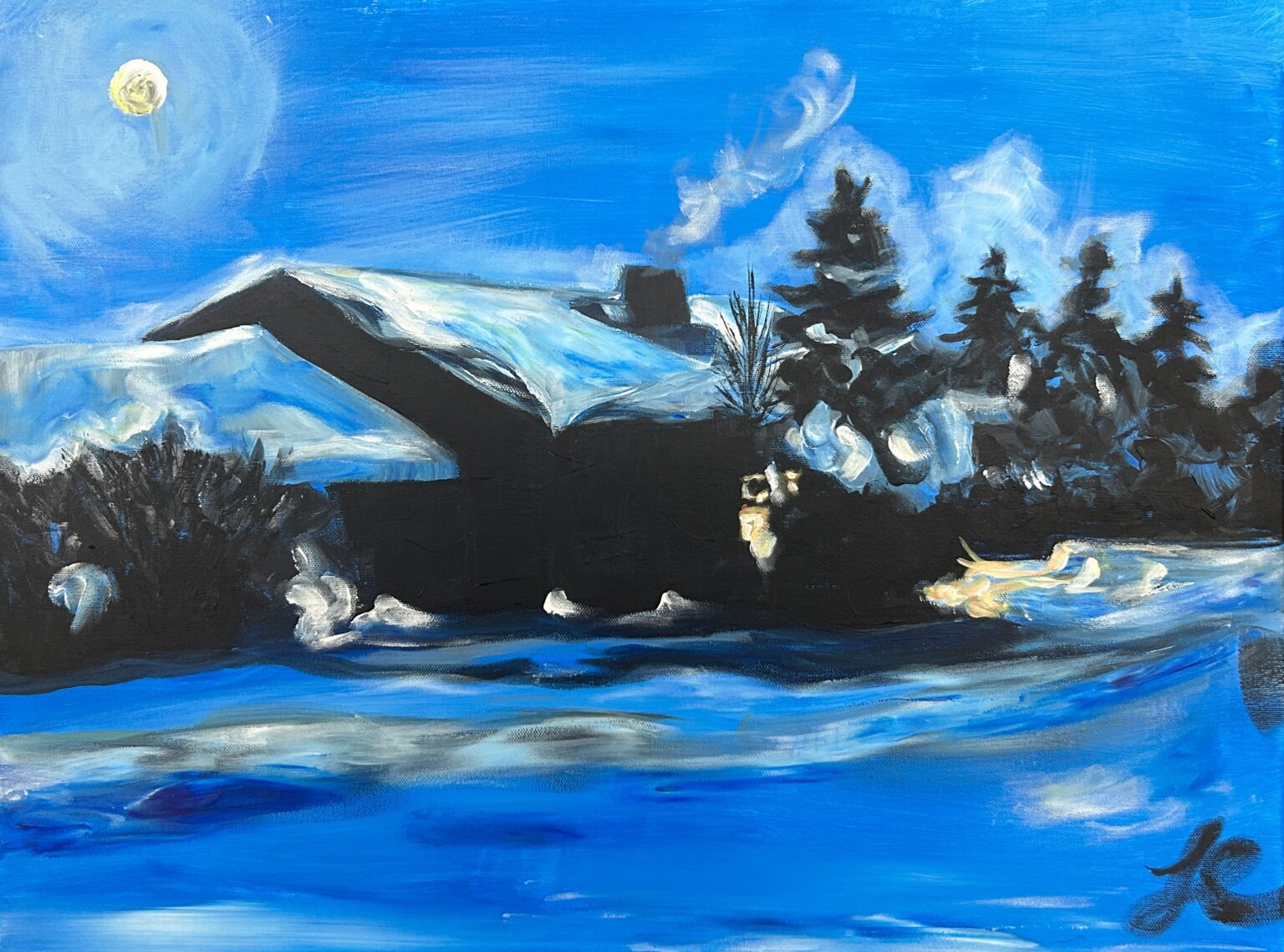 Custom Acrylic Painting - Ranchn' Vibes